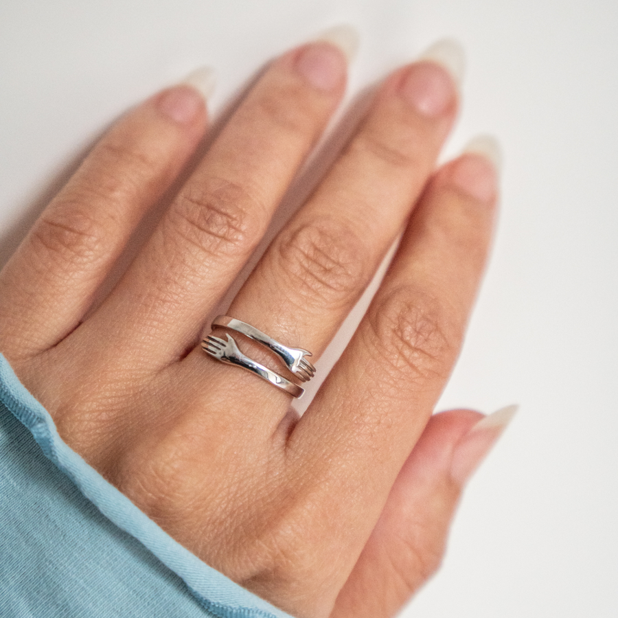 Anillo - Abrazo brillante – Joyería Rodriguez