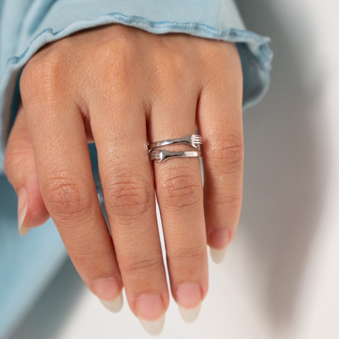 Anillo - Abrazo brillante – Joyería Rodriguez