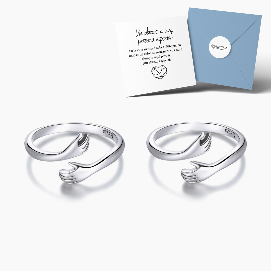 Anillo - Abrazo brillante – Joyería Rodriguez