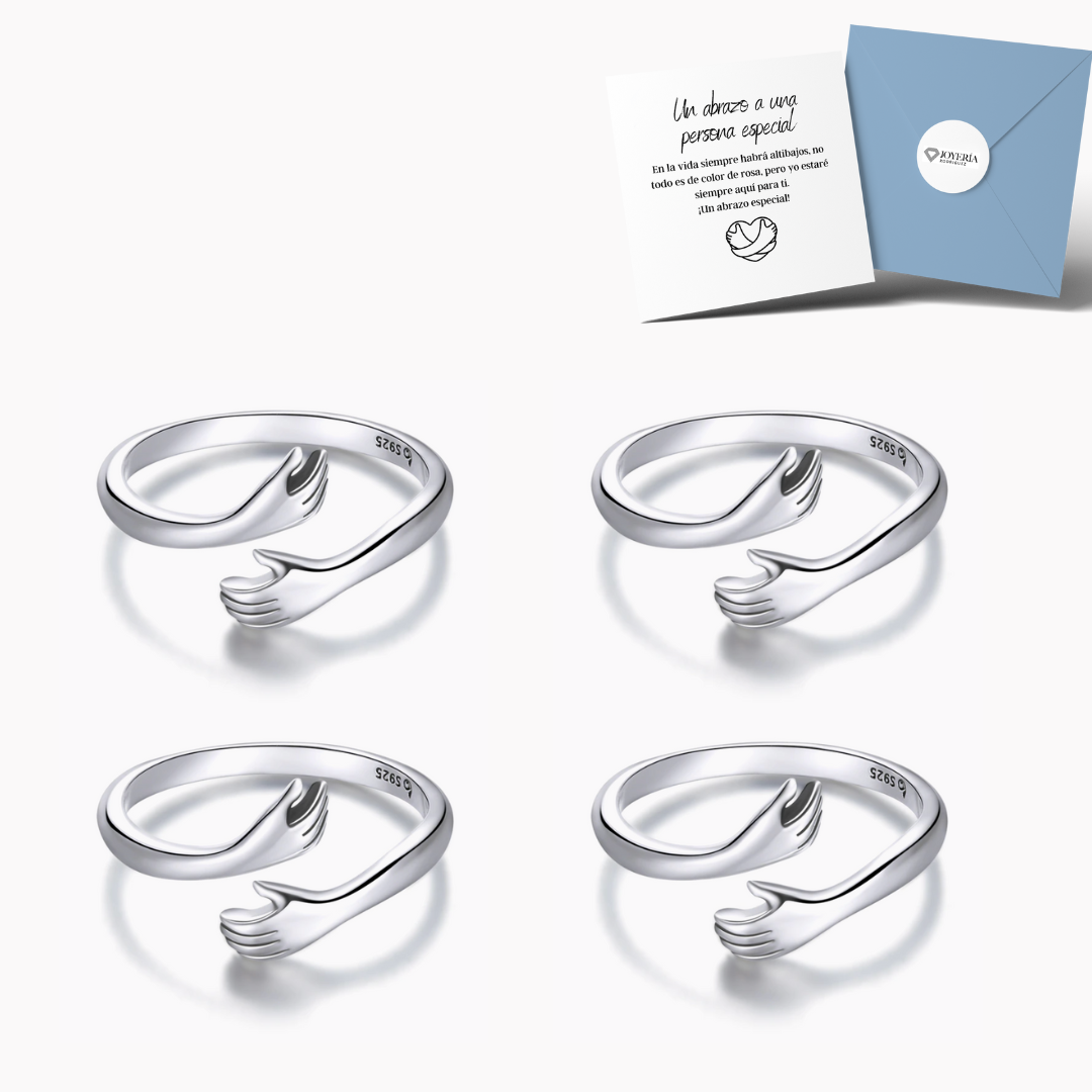 Anillo - Abrazo brillante – Joyería Rodriguez